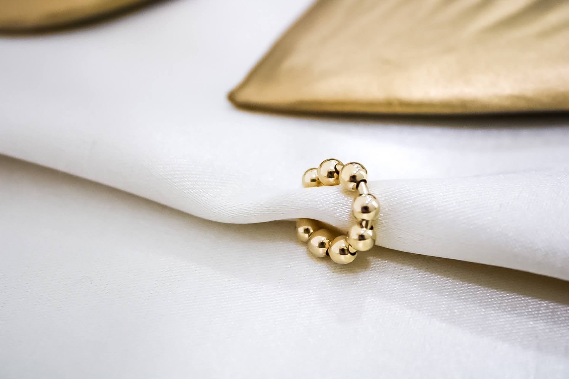 Aro diseño bolitas – Silver Line