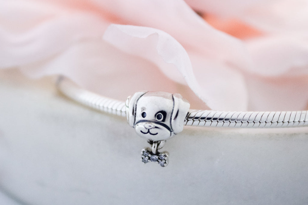 Charms perro con hueso – Silver Line